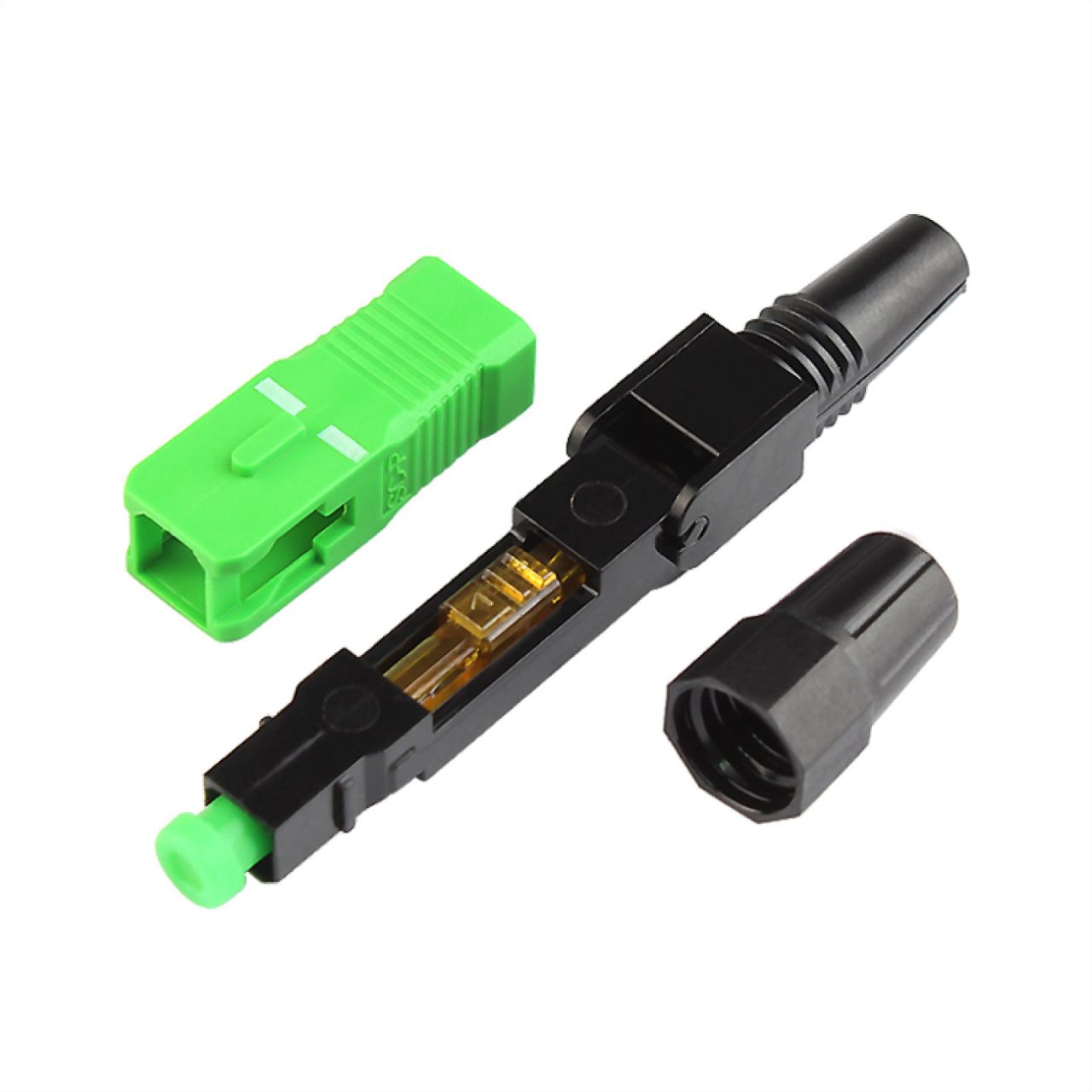 Conector Mecánico SC-APC (Tipo Rosca). – FiberSystems