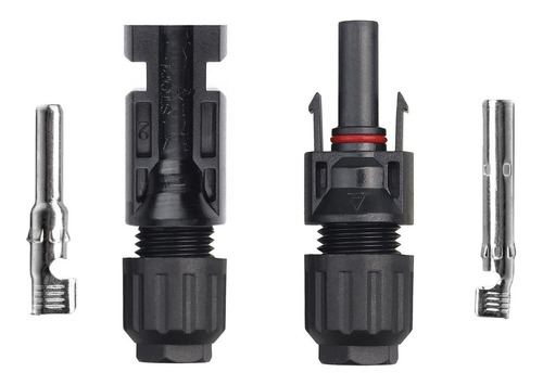Conector MC4 CN40-CM-01, Macho – Hembra para conexión de Paneles Solares Fotovoltaicos ...